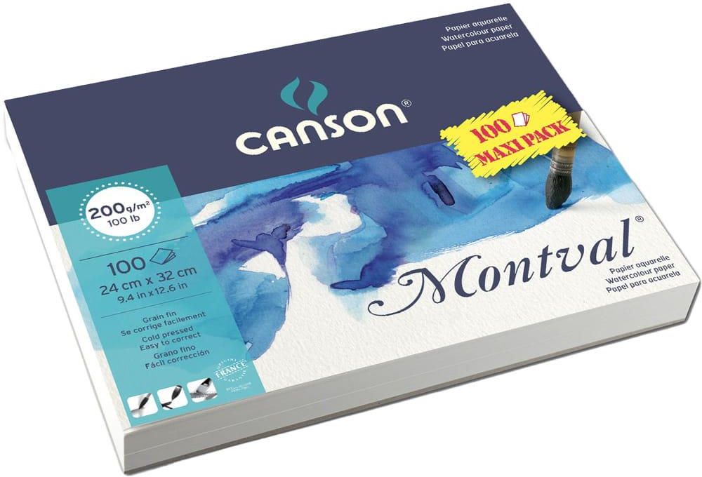 Canson Papier Akwarelowy Montval 200G 24X32Cm 1 Arkusz - Ceny i opinie ...