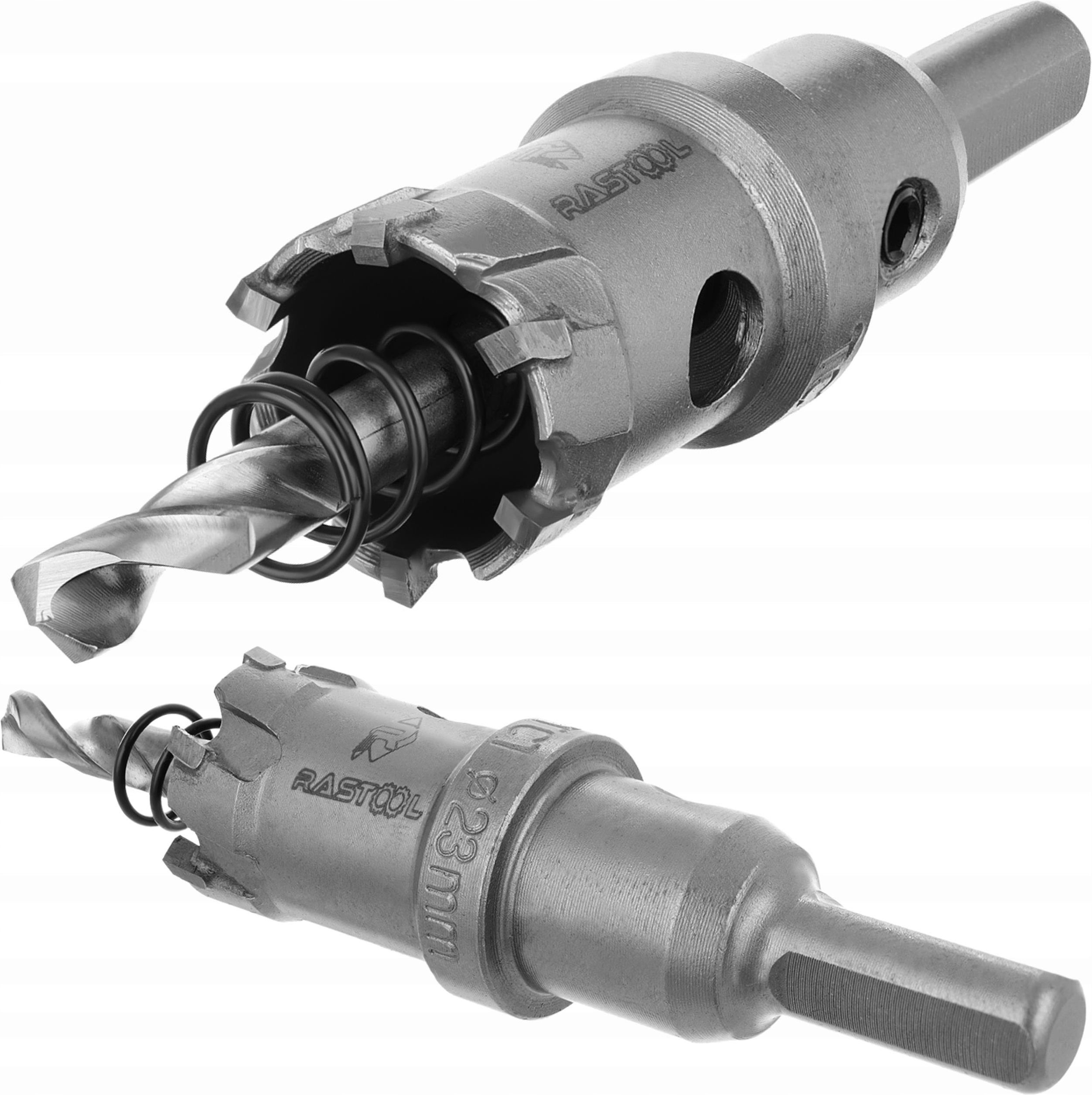 Otwornica Rastool Otwornica Widiowa Wiertło Frez Do Metalu 23mm Inox ...