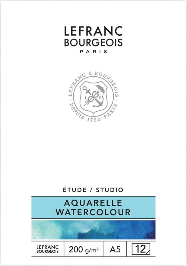 Lefranc & Bourgeois Blok Do Akwareli Studio Watercolour 200G A5 12 Ark. - Ceny i opinie - Ceneo.pl