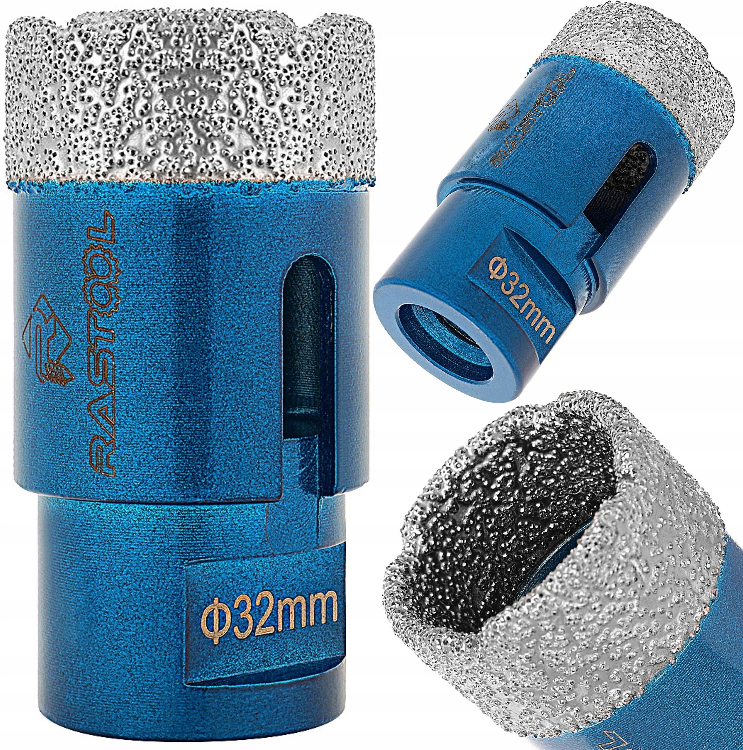 Otwornica Rastool Otwornica M14 Koronka Diamentowa Wiertło 32mm Gres ...