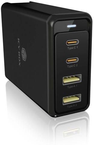 Ładowarka do telefonu Ładowarka RaidSonic IB-PS104-PD 4 Port 100W USB 3 ...