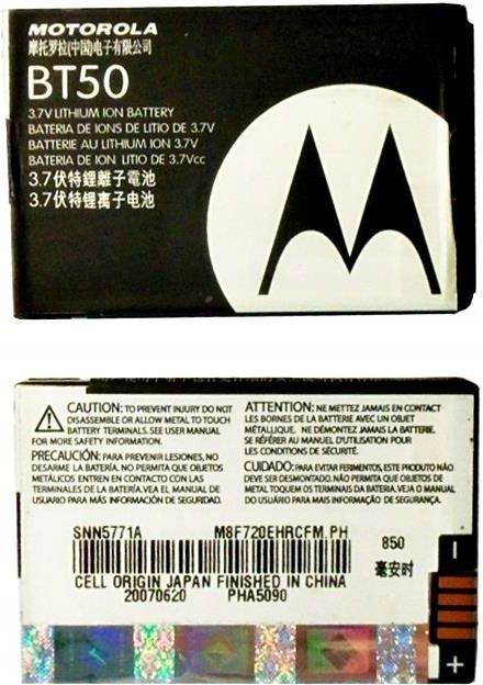 Bateria MOTOROLA BATERIA V235 V975 V980 W375 BT50 - Opinie i ceny na ...