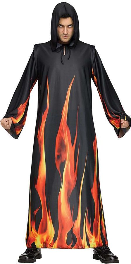 Chaks Peleryna Kostiumowa Burning Cloak Czarno Pomarańczowy - Ceny i ...