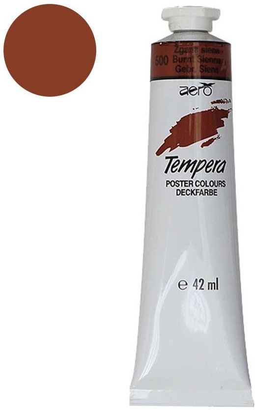 Aero Farba Tempera 42Ml 500 Burnt Sienna - Ceny i opinie - Ceneo.pl