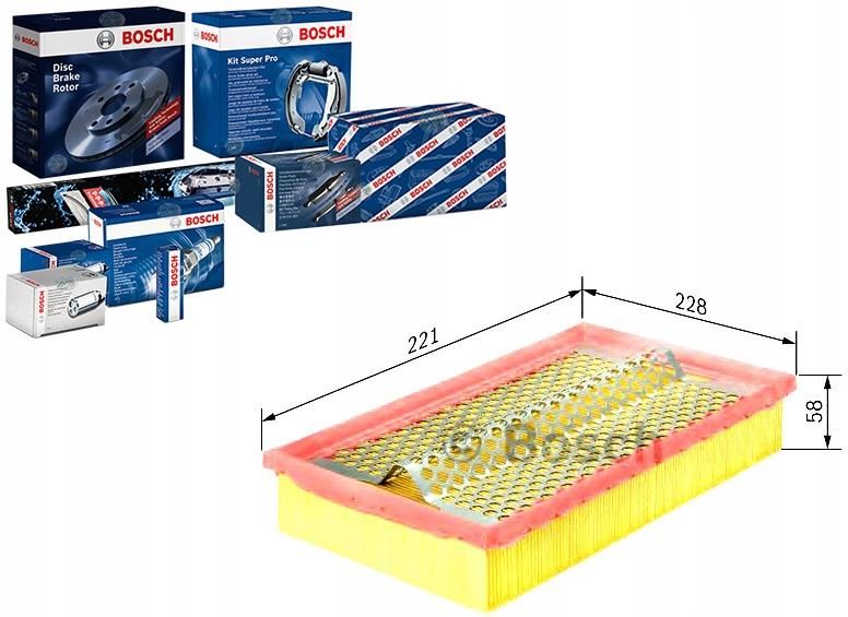 Bosch Filtr Powietrza 6020940404 A Pc2187E Md9286 Bos1 457 433 002/Rs2 ...