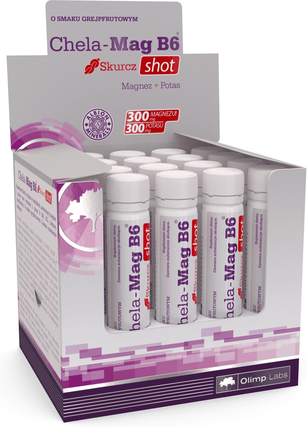 Olimp Chela-Mag B6® Skurcz Shot - 20 x 25 ml - Grejpfrut - Opinie i ...