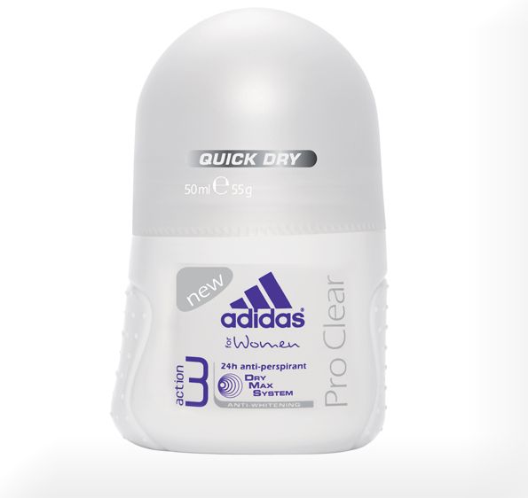 Adidas Action 3 Dry Max System Pro Clear dezodorant roll-on 50 ml ...