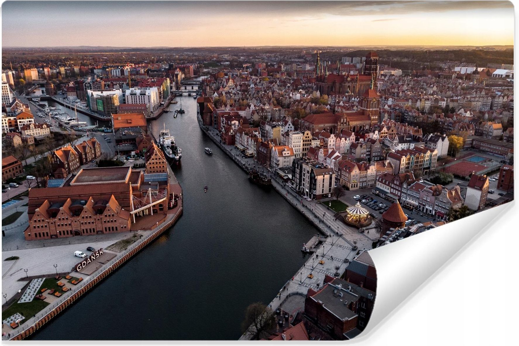 Muralo Fototapeta Gdańsk Z Lotu Ptaka 300x210 - Opinie i ceny na Ceneo.pl