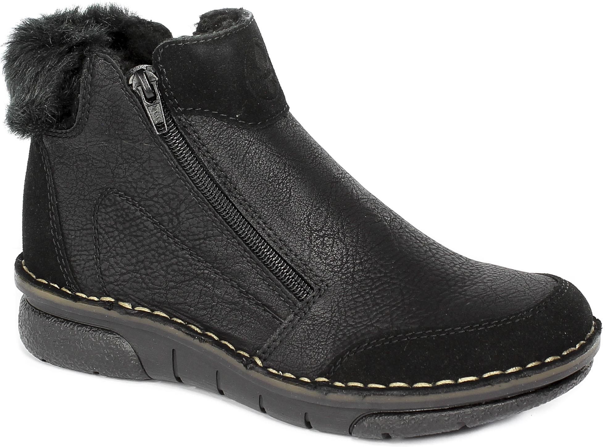 Trzewiki Rieker 73352-00 Black - Ceny i opinie - Ceneo.pl