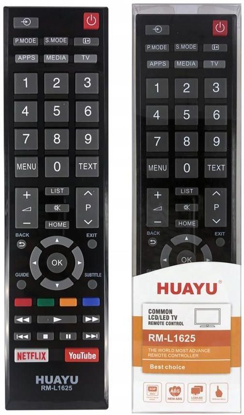 Pilot do telewizora Huayu Pilot Do Tv Toshiba Rm-L1625 Ct-90326 - Opinie i ceny na Ceneo.pl