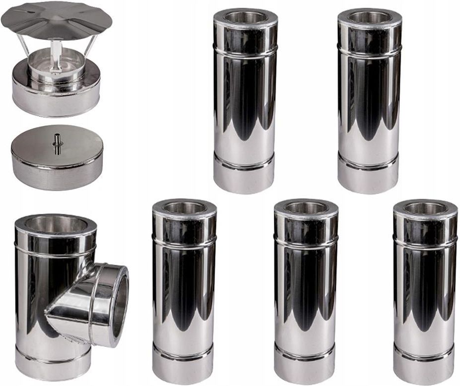 System kominkowy Dymnik Komin Izolowany Kwasoodporny Dwuścienny Fi180 5,5M - Opinie i ceny na ...