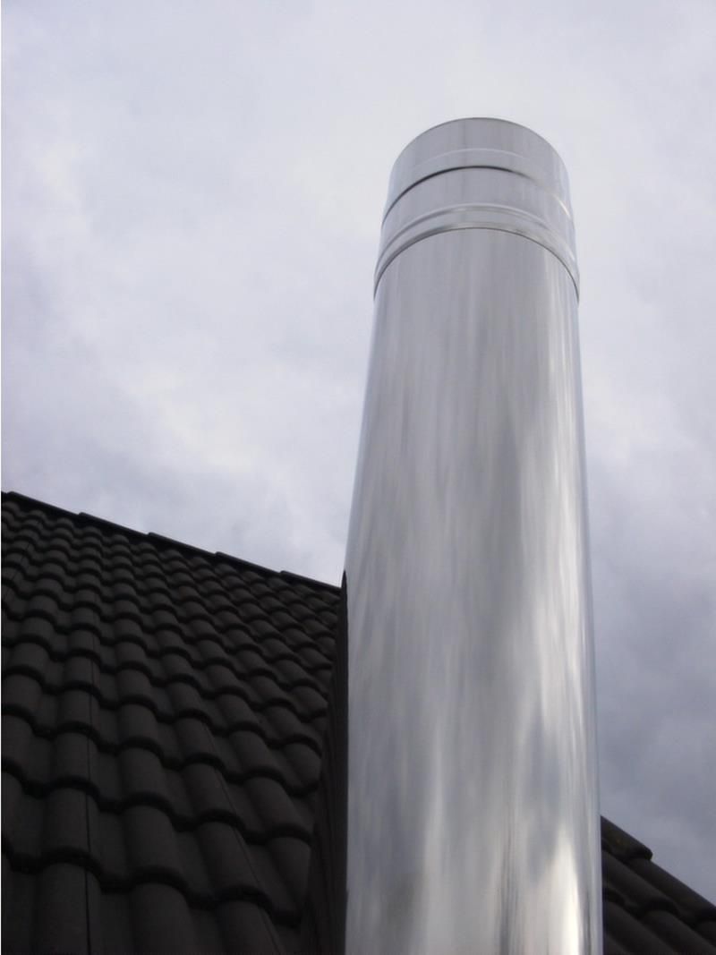 System kominkowy Tecnovis Gmbh Komin Dwuścienny Izolowany Fi 150/6M Węgiel Pellet - Opinie i ...