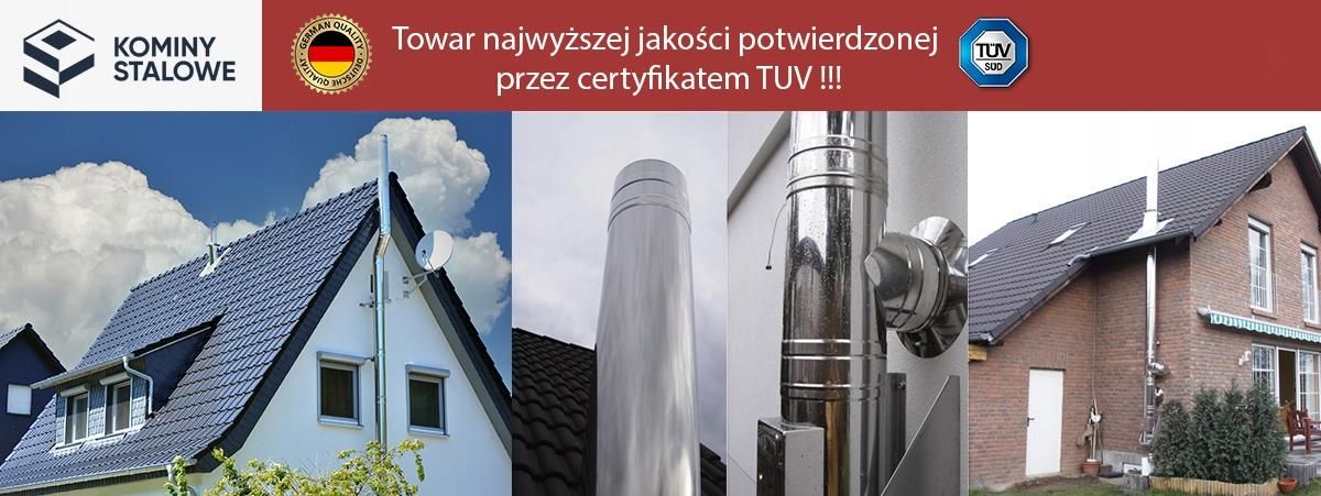 System kominkowy Tecnovis Gmbh Komin Dwuścienny Izolowany Fi 150/6M Węgiel Pellet - Opinie i ...