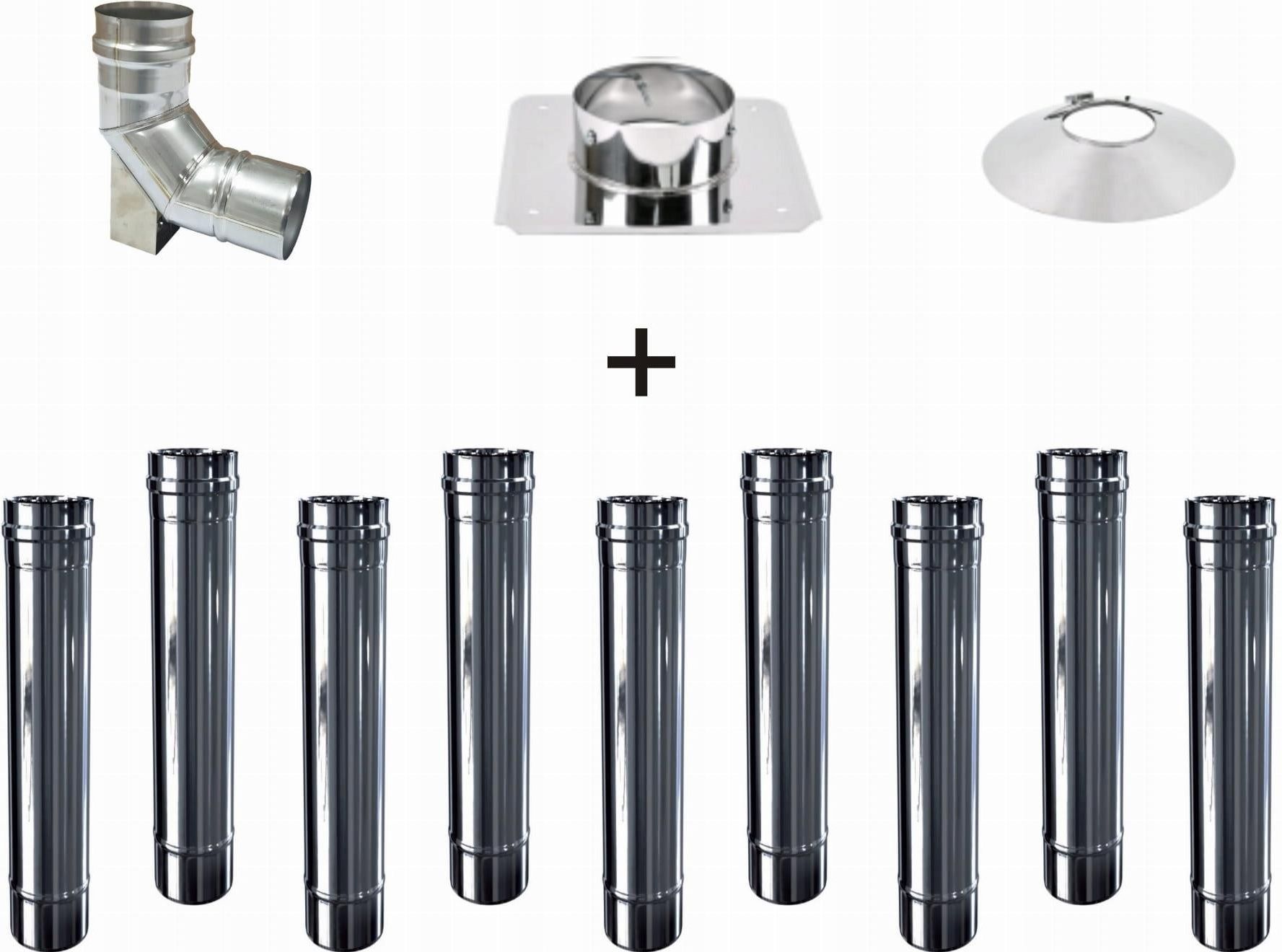 System kominkowy Tecnovis Gmbh Wkład Kominowy Do Kotła Kondensacyjnego Fi 80/9Rur - Opinie i ...