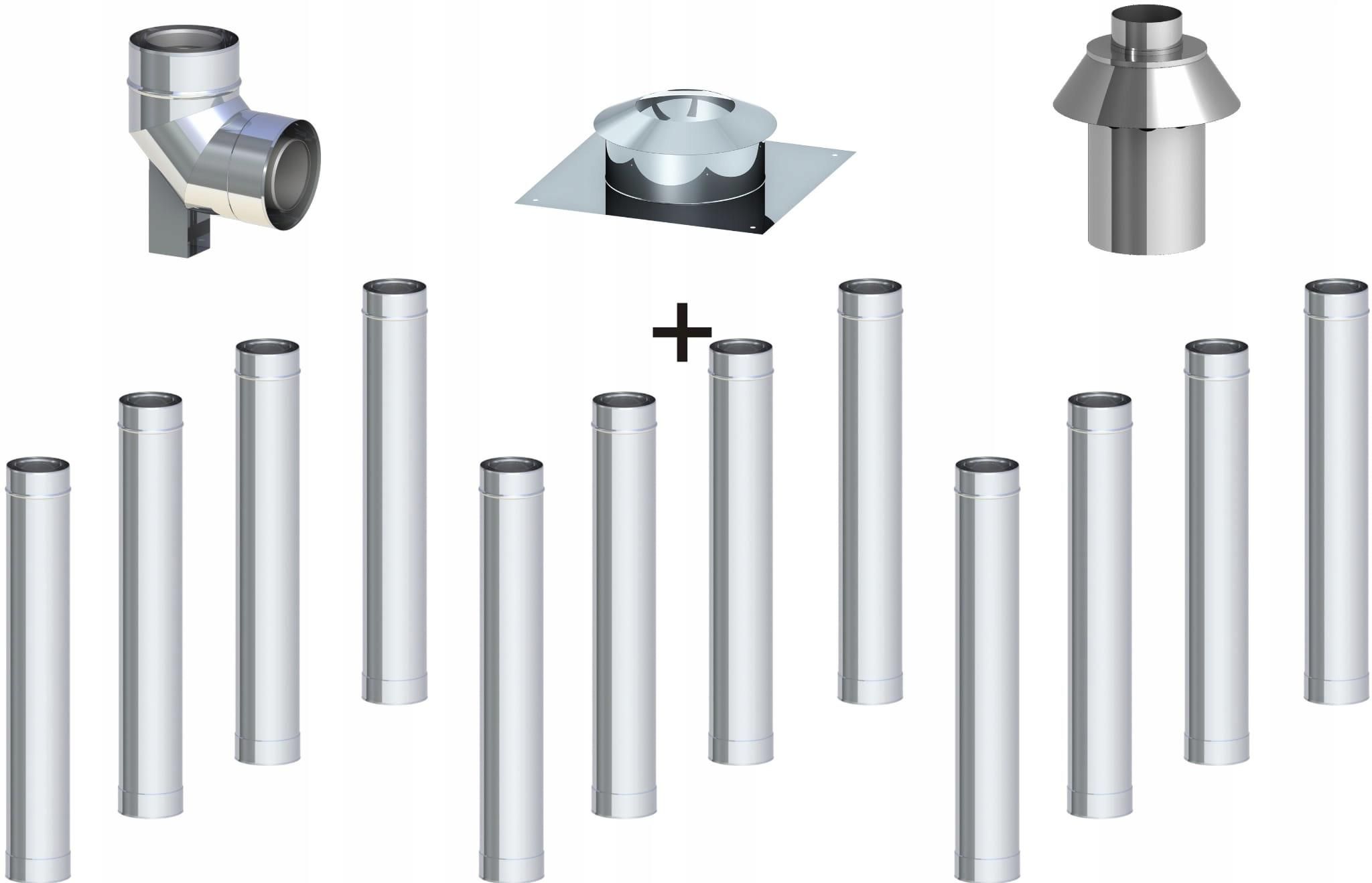 System kominkowy Tecnovis Gmbh Komin Koncentryczny Kondensacyjny Fi60x100/12 Rur - Opinie i ceny ...
