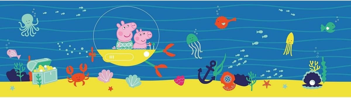 4Home Dekoracyjny Pas Samoprzylepny Peppa Pig Sea 500x9,7cm - Opinie i ...