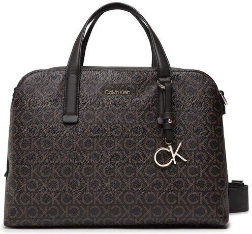 Calvin Klein Torebka Ck Must Mono K60K609886 Brązowy - Ceny i opinie ...
