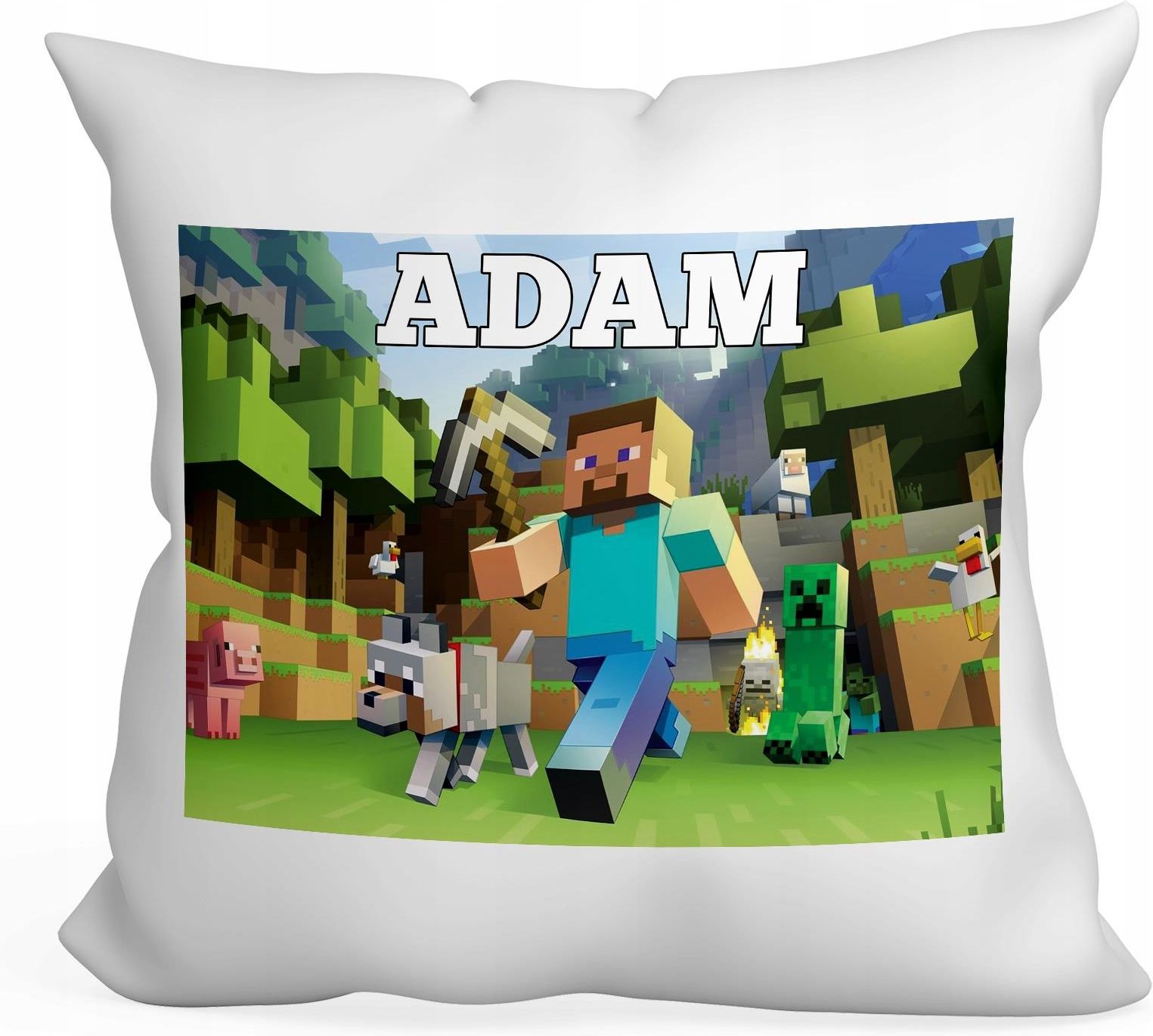Poduszka Minecraft Dziecko Prezent Upominek+imię - Ceny i opinie - Ceneo.pl