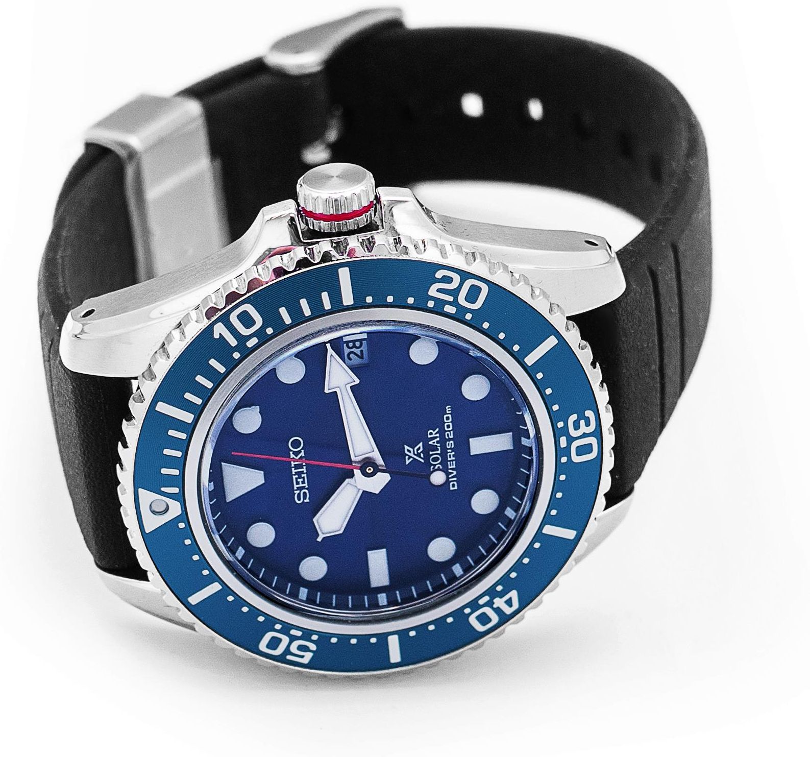 Seiko Prospex SOLAR Blue Dial Stainless Steel SNE593P1 - Zegarki Męskie ...
