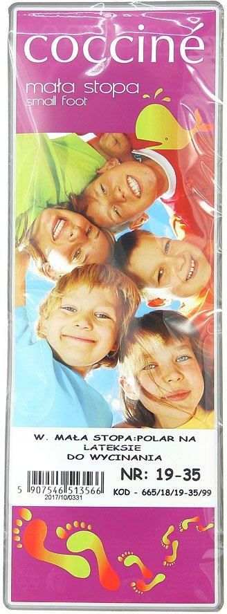 Coccine Mała Stopa Wkładki Do Butów Zimowe Polar Na Lateksie Wycinania ...