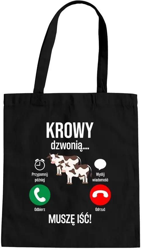Krowy dzwonią, muszę iść - torba na prezent - Ceny i opinie - Ceneo.pl