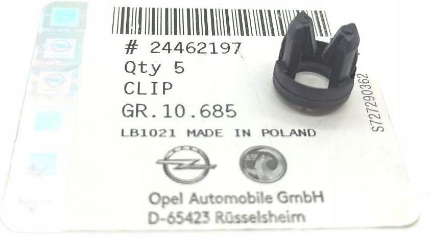 Opel Oe Spinka Szyby Drzwi Tył Insignia Signum Vectra C 24462197 ...