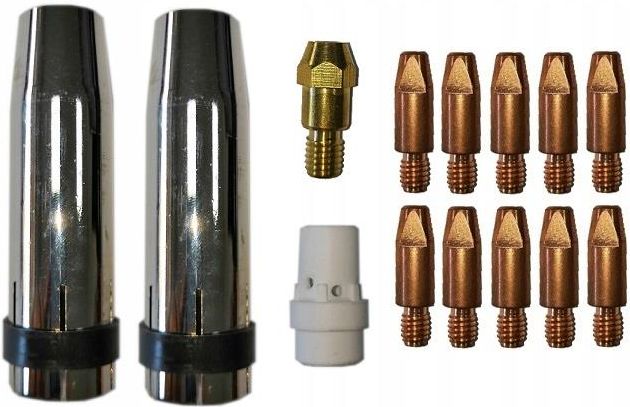 Sherman Zestaw Części Migomat Mb36 0,8mm Dysze Końcówki M6 1590 ...