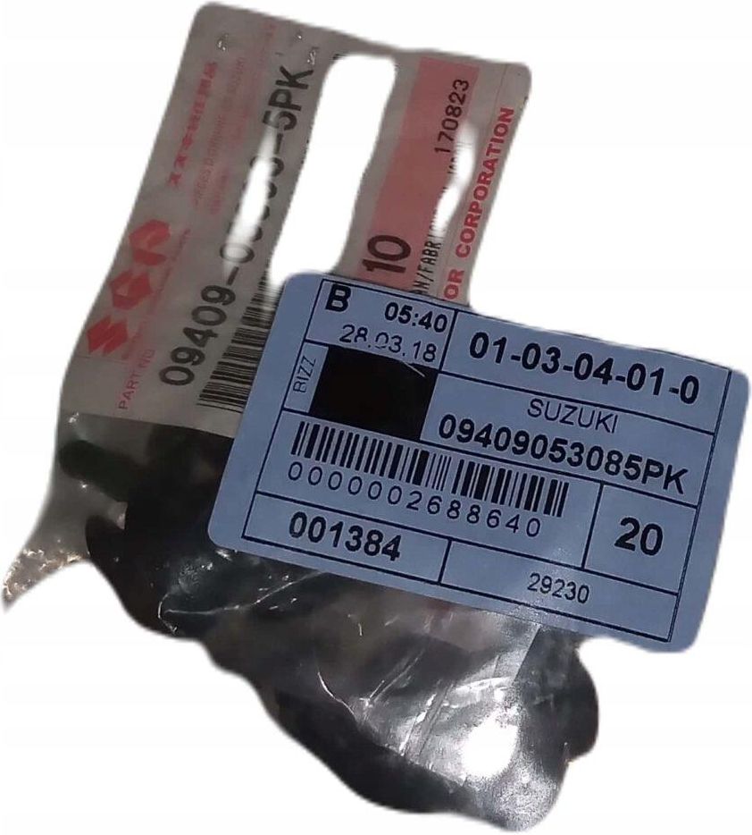 Suzuki Oe 09409053085Pk Klip (10) Oryginał 09409-05308-5PK - Opinie i ...