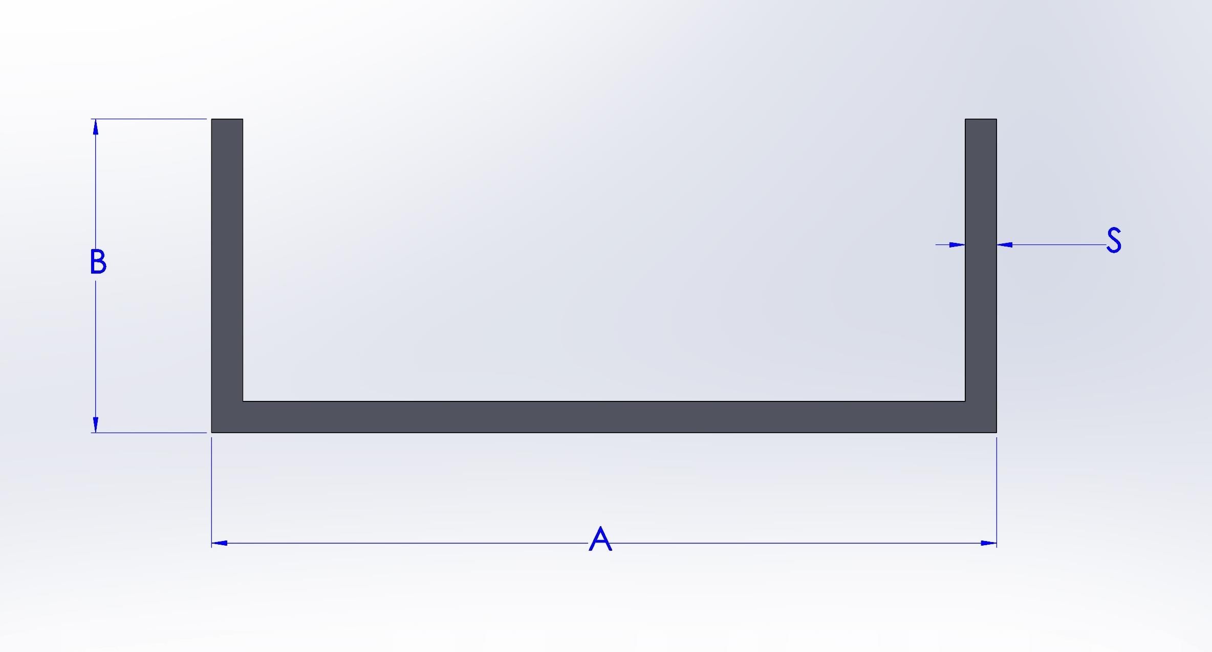 Materiały konstrukcyjne Aluweld Ceownik Aluminiowy 80x40x3 200cm ...