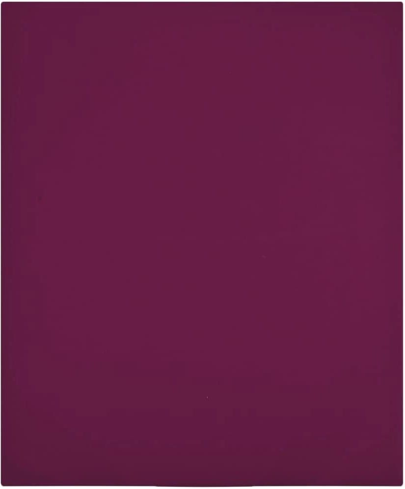 VidaXL Prześcieradło Bordowe 100X200 Cm Dżersej Bawełniany 136252 ...