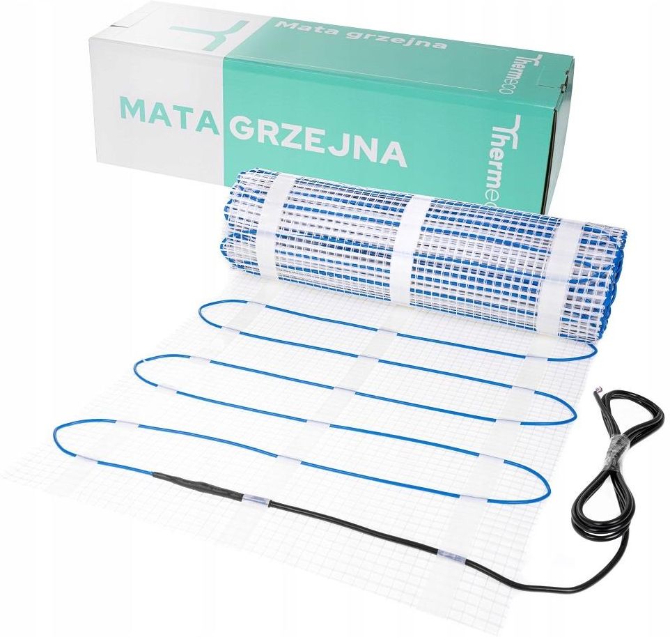 Ogrzewanie podłogowe Thermeco Mata Grzewcza Grzejna Do Podłóg-20 M2 MATATHERMECO150W20M2 ...