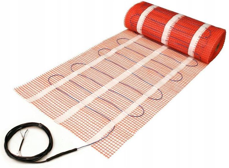 Ogrzewanie podłogowe Thermotec Mata Grzewcza Grzejna 15M2 170W/M2 Pod Płytki Gres TTHM170150 ...