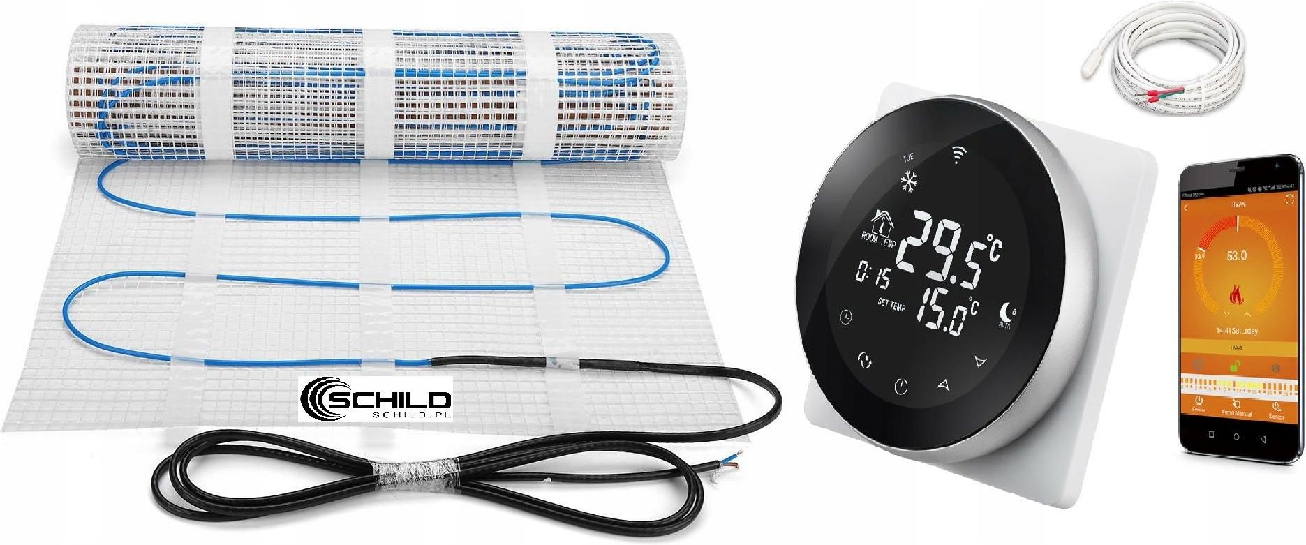 Ogrzewanie podłogowe Schild Zestaw Mata Grzejna Grzewcza Wifi 1,5M2 200W/M2 - Opinie i ceny na ...