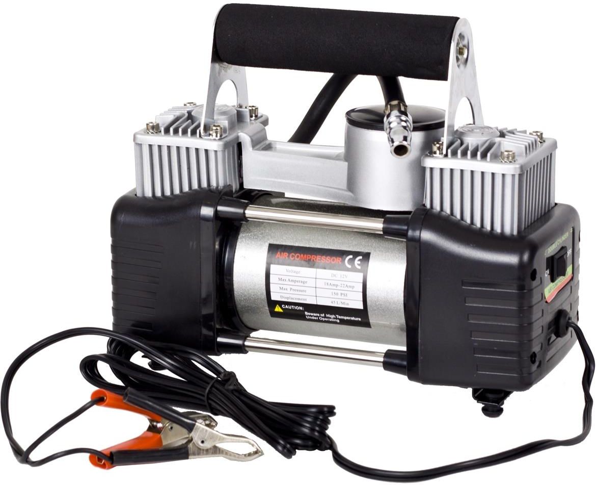 INNA 100% METALOWY SAMOCHODOWY DWUTŁOKOWY 12V SAMOCHODOWY KOMPRESOR ...