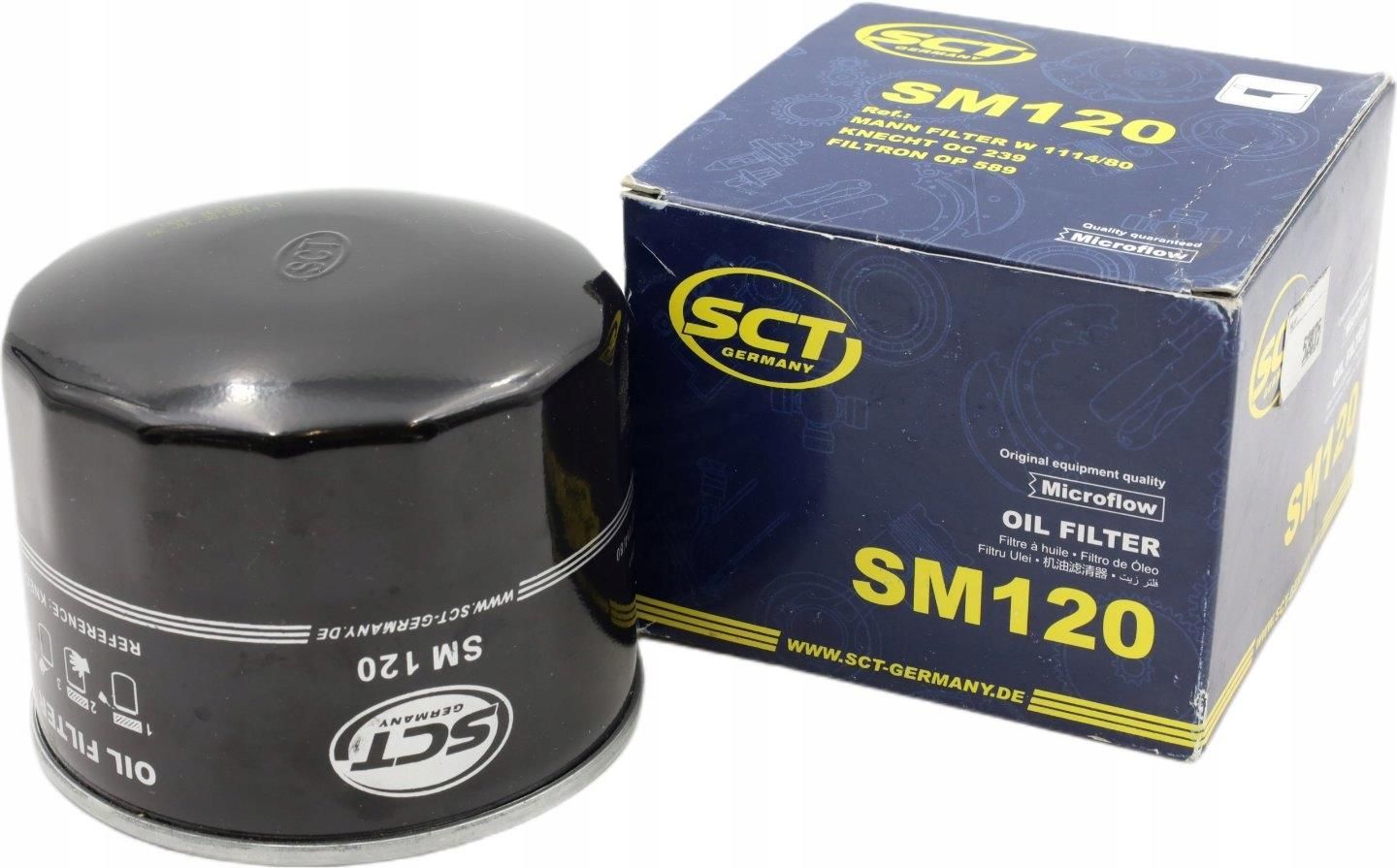 Sct Germany Filtr Oleju Sm120 Sm 120 - opinie i ceny na Ceneo.pl