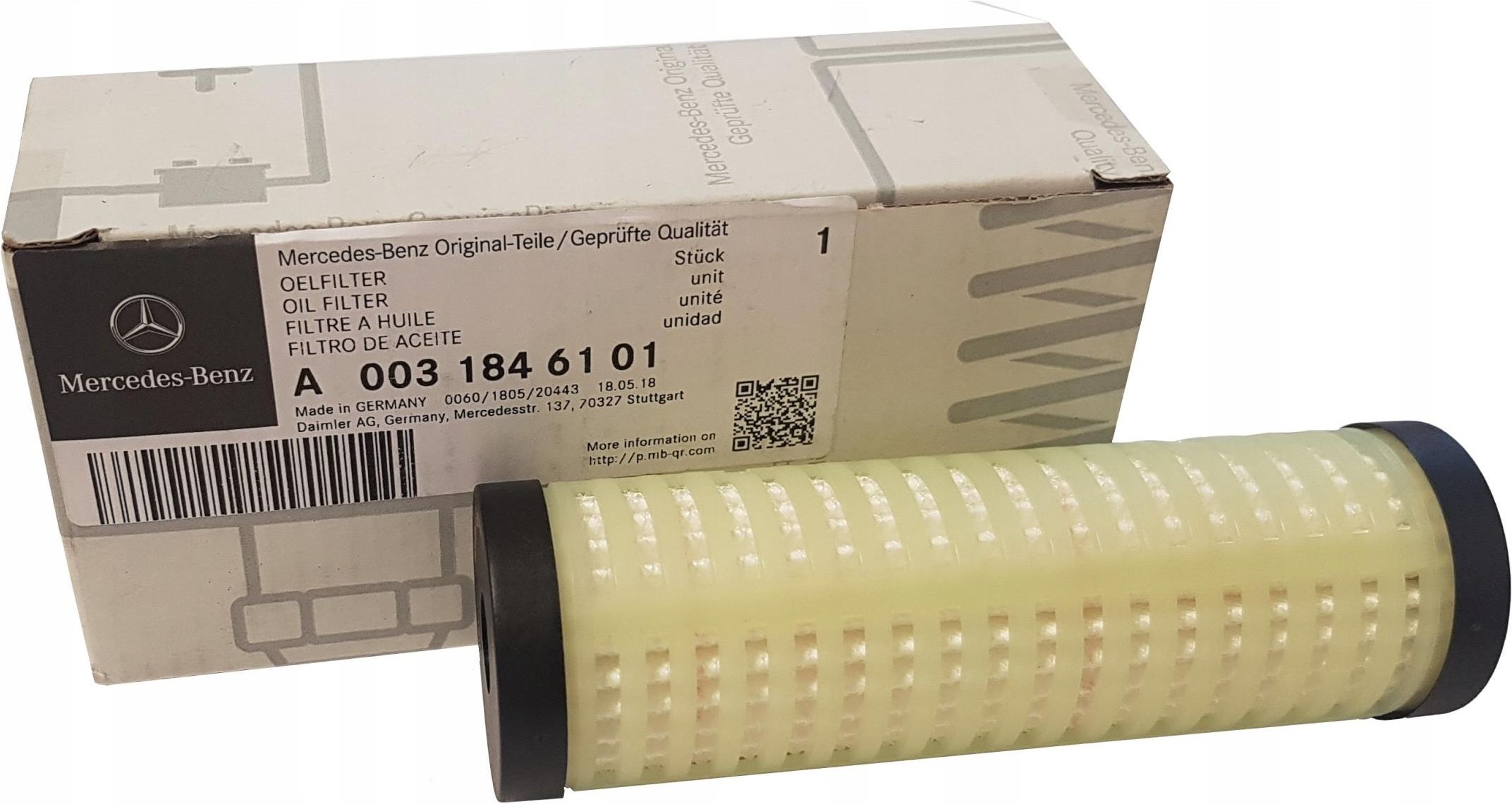 Mercedes-Benz Filtr Oleju Układu Abc Mercedes S W220 W215 R230 ...