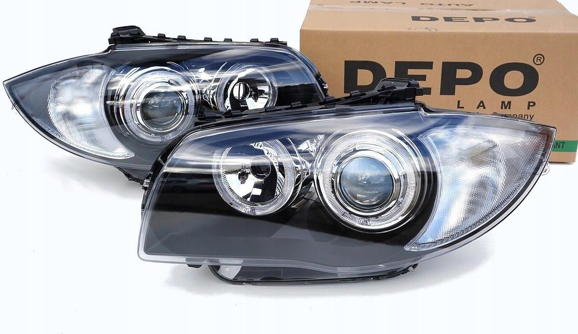 Lampa przednia Depo Lampy Black Bmw E87 E81 Ringi Led Reflektory COLPBMD501 - Opinie i ceny na ...