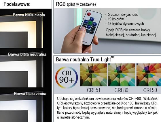 Ruke Lustro Okrągłe Simple Syriusz 60 Z Oświetleniem Led Ruke-Silmpe ...