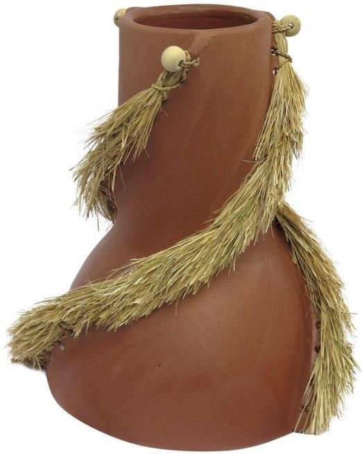 Dkd Home Decor Wazon Szary Terakota Bambus Włókno 2 Sztuk 26X26X30 Cm 563747 - Opinie i ...