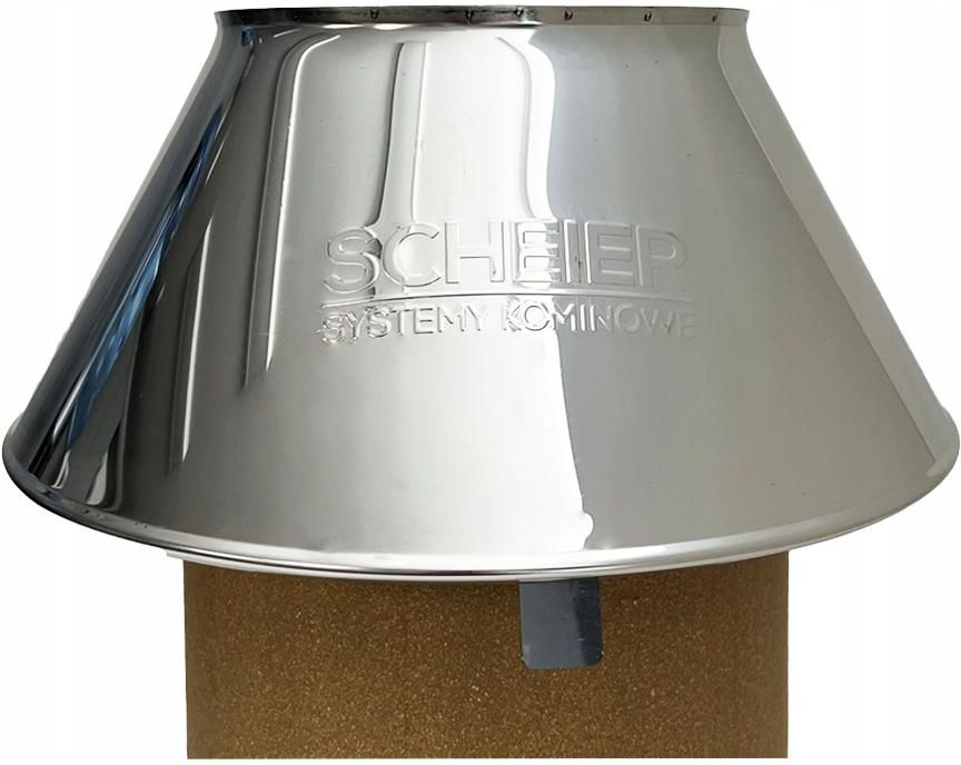 System kominkowy Scheier Nasada Stożek Zakończenie Na Komin Daszek Fi ...