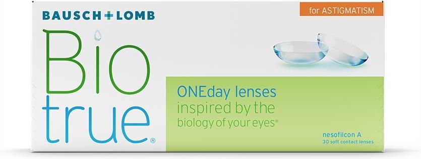 Soczewki BAUSCH&LOMB BIOTRUE ONEDAY FOR ASTIGMATISM 5SZT+4,0/-1,25AX180 ...