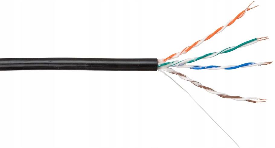 INNA SKRĘTKA BCS-U/UTP-CAT5E-PE+G UTP KAT. 5E 305M CZARNY ...