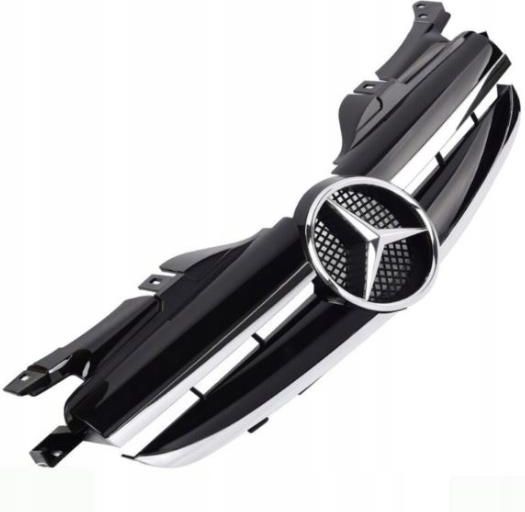 GRILL MERCEDES R170 SLK BLACK CHROM CL AMG OPTIK GR170031-A638 - Opinie ...