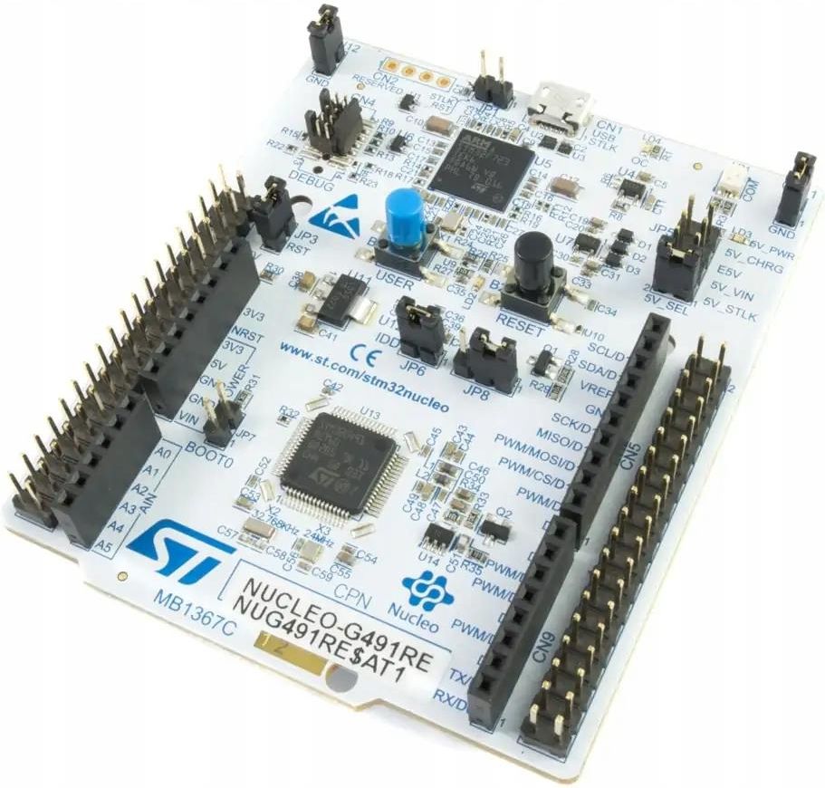 Mikrokontroler STMICROELECTRONICS STM32 NUCLEO-G491RE STM32G491RET6 ARM CORTEX-M4 - Opinie i ...