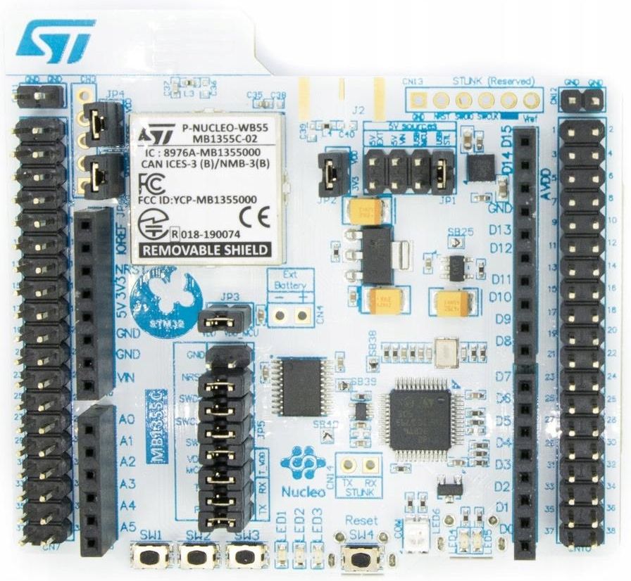 Mikrokontroler STMICROELECTRONICS STM32 NUCLEO-G491RE STM32G491RET6 ARM ...