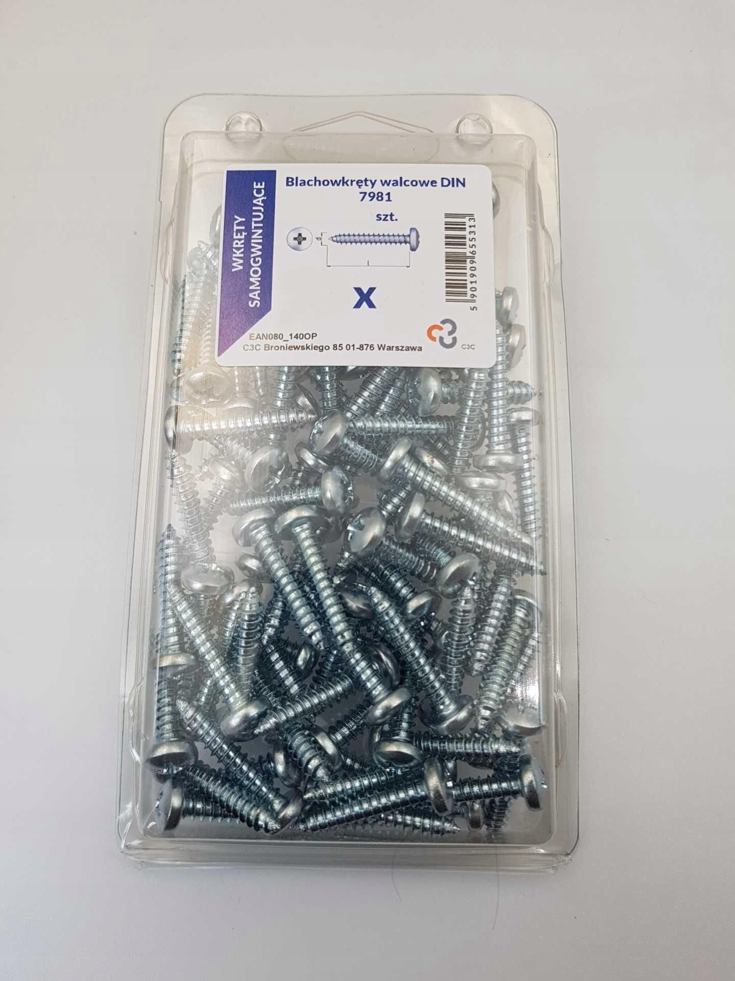 C3C BLACHOWKRĘTY WALCOWE PH 4,8X25 DIN 7981 60SZT. EAN230_60OP - Opinie i ceny na Ceneo.pl