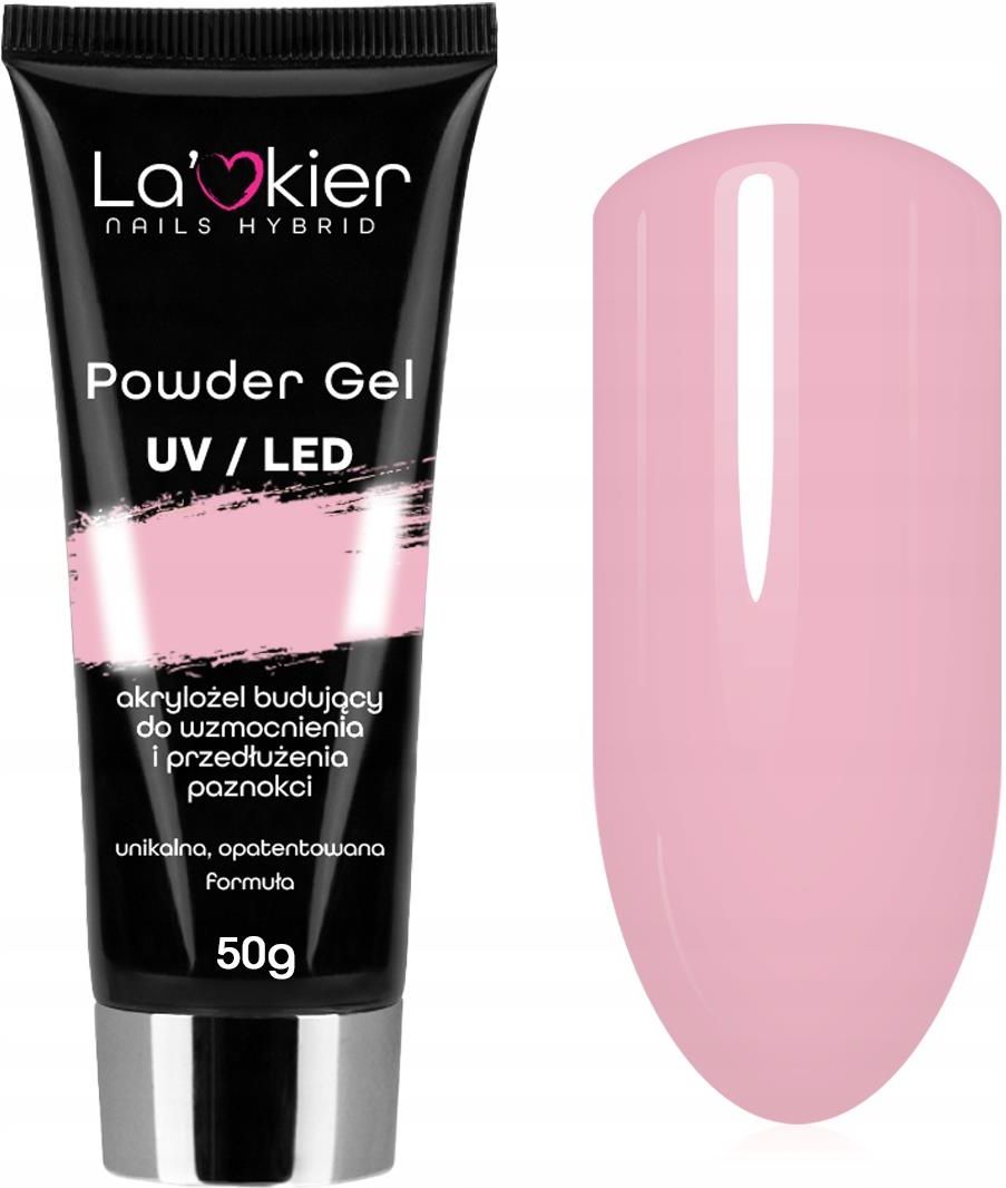 INNA MARKA INNA MARKA AKRYLOŻEL POWDER GEL LA'KIER 50ML PAZNOKCIE PINK ...