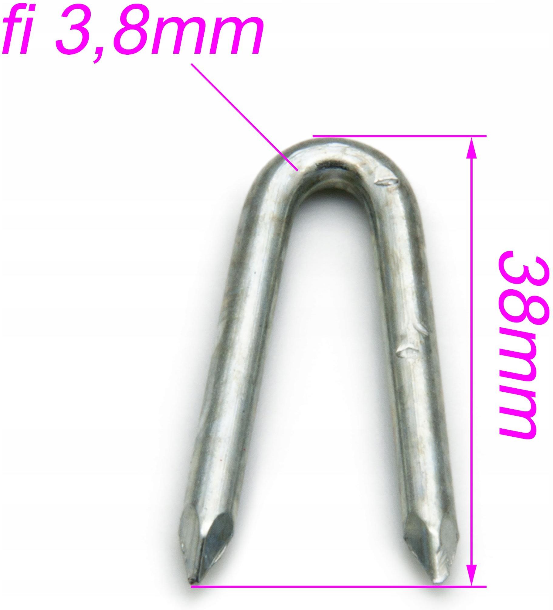 LUN FIX SKOBLE 3,8X38 OCYNKOWANE DO SIATKI 5KG G000031K - Opinie i ceny ...