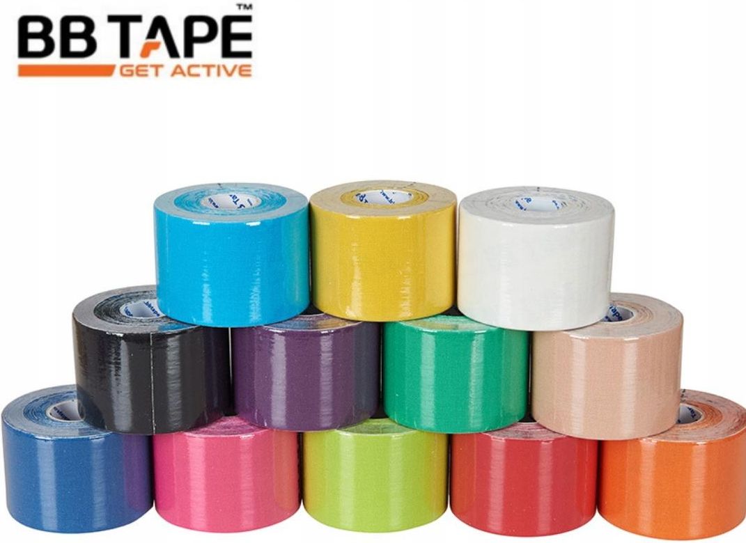 BB TAPE TEJPY TAŚMA DO TAPINGU KINESIO BB TAPE WODOODPORNA ...