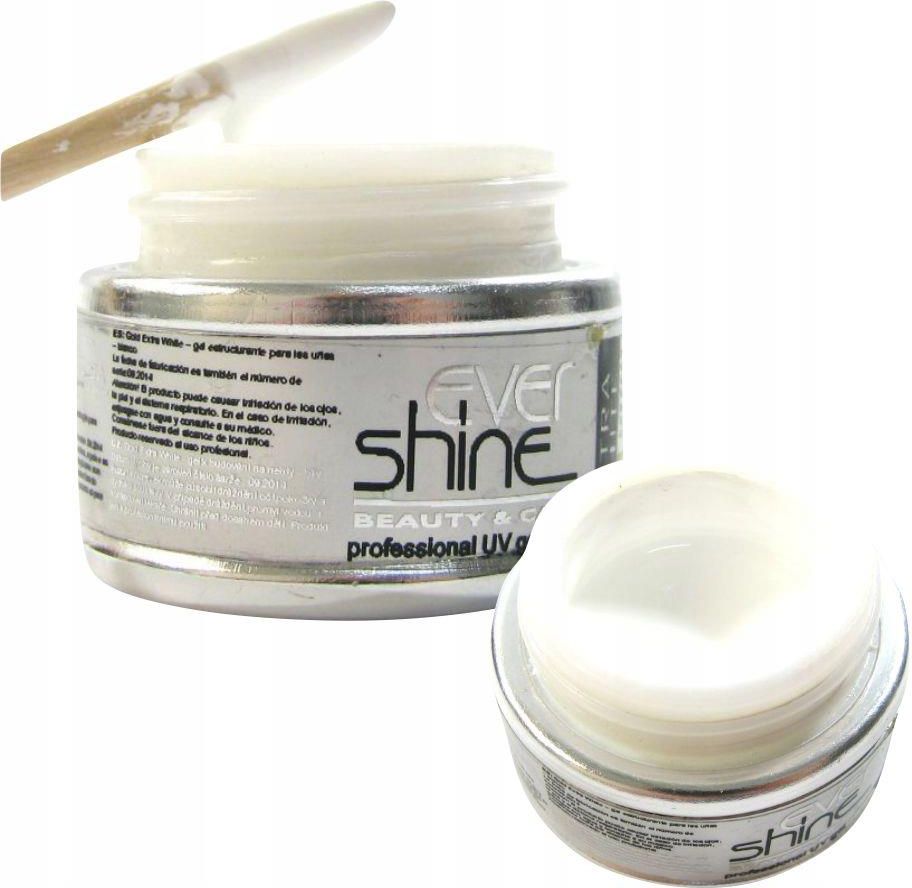 EVERSHINE ŻEL ZELE UV 50ML EXTRA WHITE BUDUJĄCE BIAŁY G05-50 G0550 - Opinie i ceny na Ceneo.pl